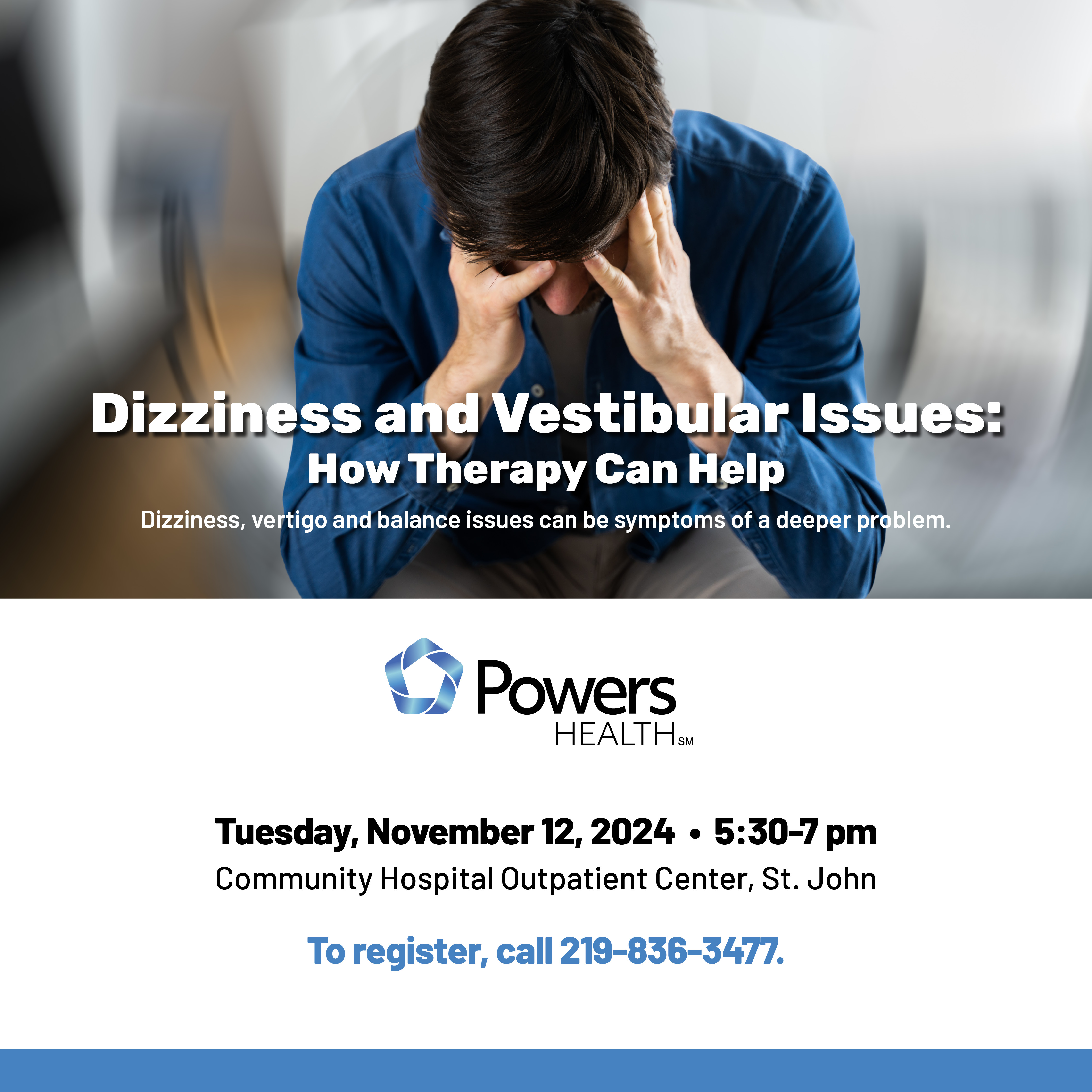 Learn how therapy may help dizziness and vestibular issues | Powers Health