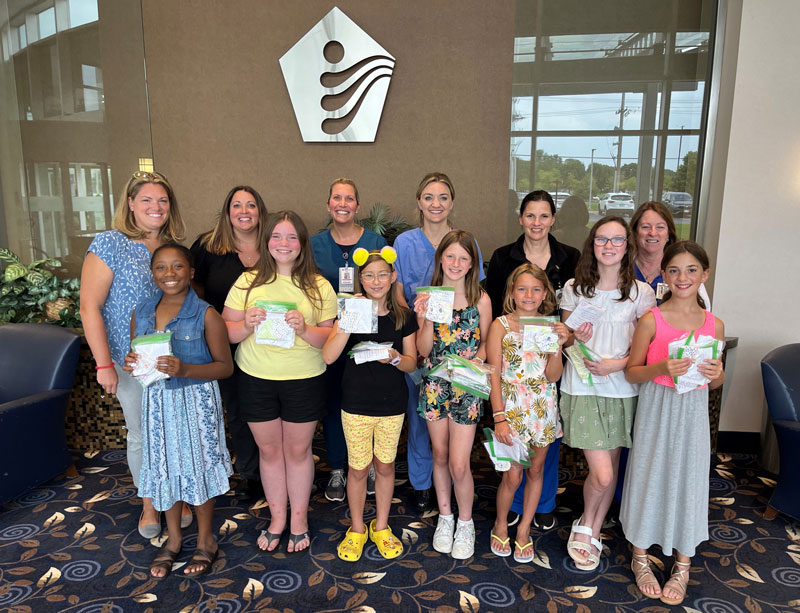 Girl Scouts craft fabric hearts to comfort babies during NICU stay at ...
